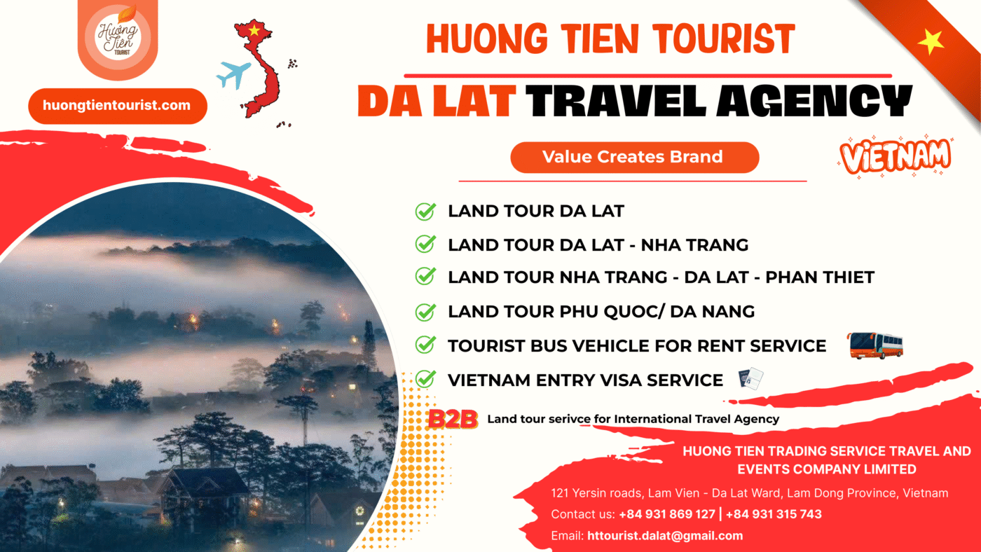 Dalat Travel Agency In Vietnam - Huong Tien Tourist